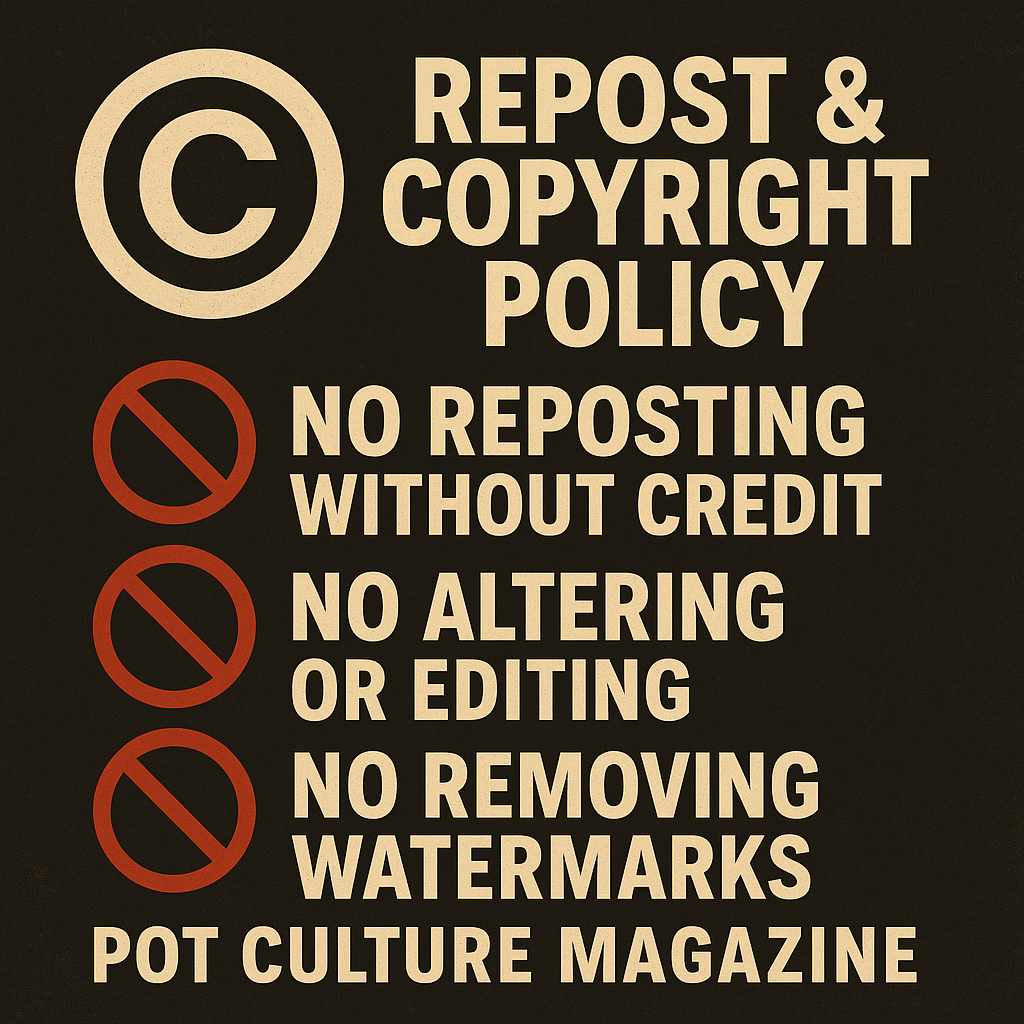 Repost & Copyright Policy – POT CULTURE MAGAZINE