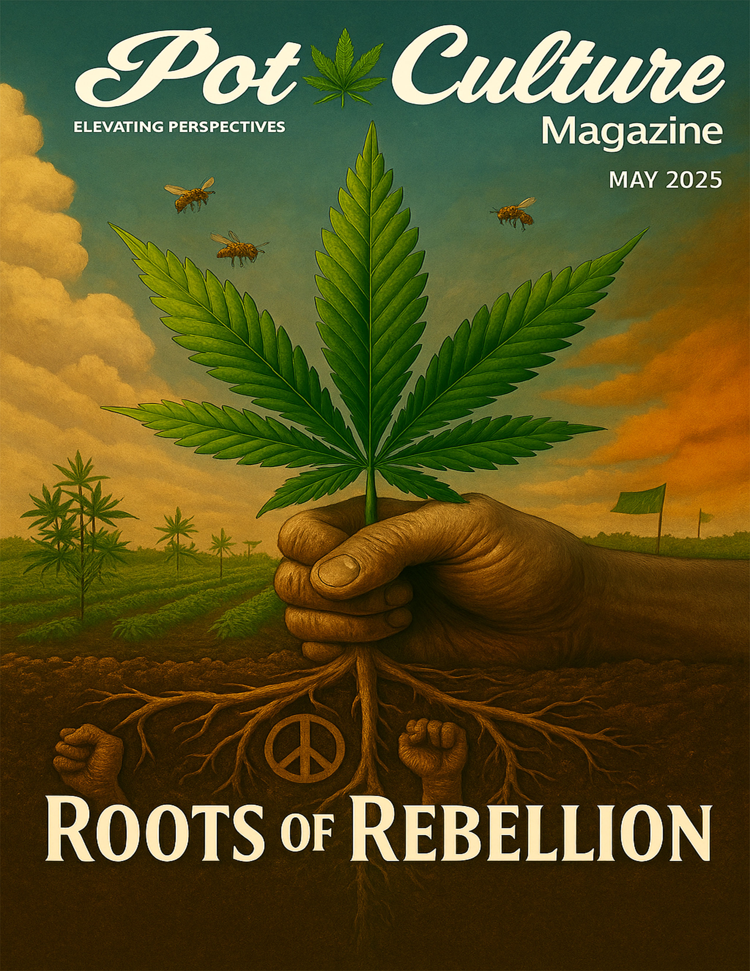 Title: Roots of Rebellion: The May 2025 Pot Culture Magazine Cover ...