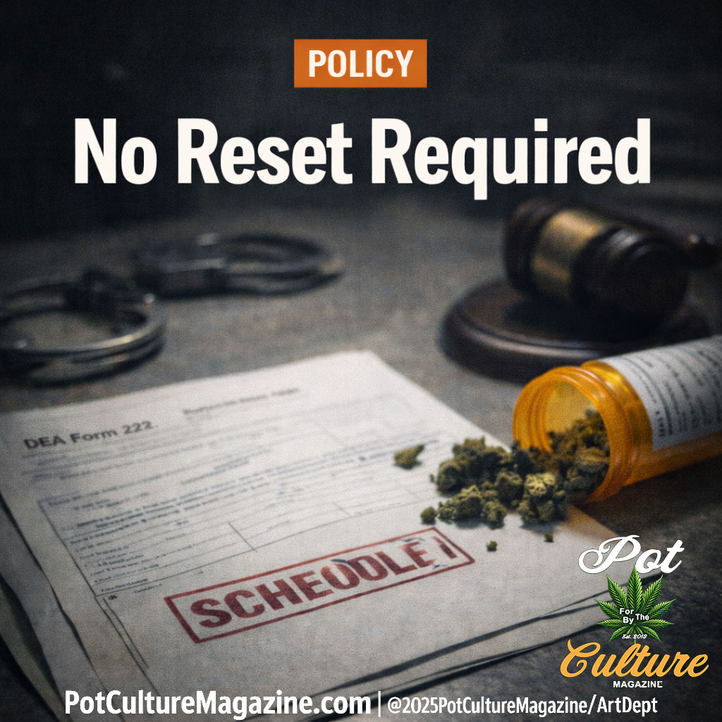 No Reset Required – POT CULTURE MAGAZINE